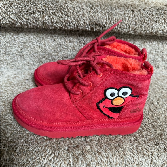 UGG | Shoes | Ugg Sesame Street Elmo Kids Red Suede Boots | Poshmark
